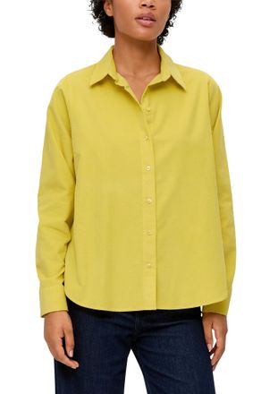 s.Oliver Damen Cord Bluse Yellow 42