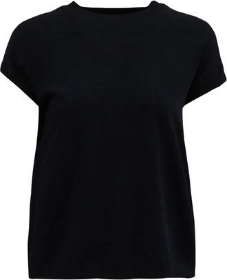 Theory T-Shirt mit tiefen Schultern - Blau