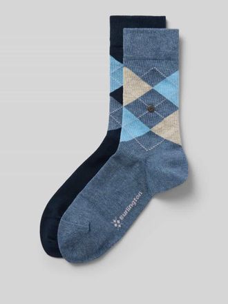 Burlington Socken mit Label-Detail