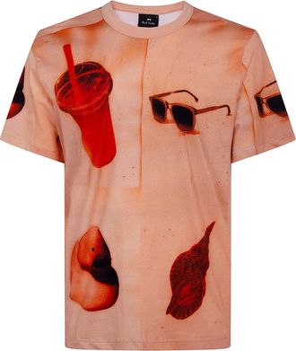 Paul Smith Homme, Tops, Orange, Taille: S T-Chemises