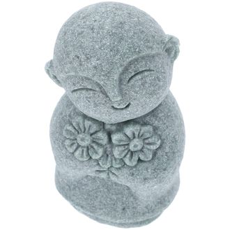 Holibanna Buddha Statue aus Robustem Sandstein Kleine Garten und Tischdekoration Traditionelle Buddha Figur f&uuml;r Innen und Au&szlig;enbereich Zen Skulptur f&uuml;r Zuhause 