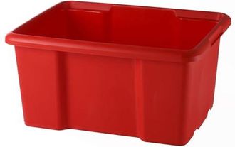 Sundis Aufbewahrungsbox, Plastik, Rot, 45.5x36.5x23 cm