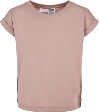 Urban Classics Girls Girls Organic Extended Shoulder Tee T-Shirt, duskrose, 146/152