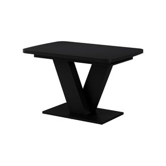 Vicco Esstisch Fenaro, Schwarz, 120 x 80 cm ausziehbar