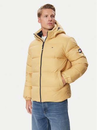 Tommy Jeans Daunenjacke Essential DM0DM19786 Beige Regular Fit