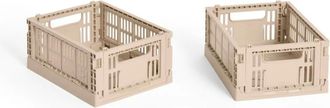 HAY Cagettes pliables Crate - Set de 2 Hay