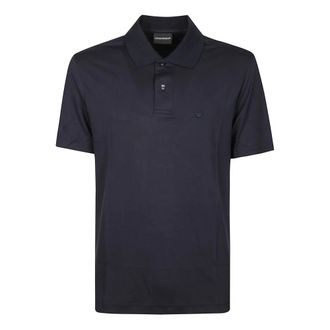 Emporio Armani Homme, Tops, Bleu, Taille: L Polo Slim &agrave; Manches Courtes