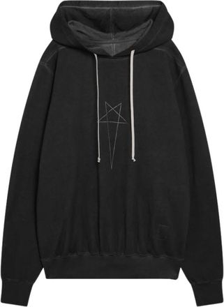 Rick Owens Herren, Sweatshirts & Hoodies, Schwarzk, LGr&ouml;&szlig;e