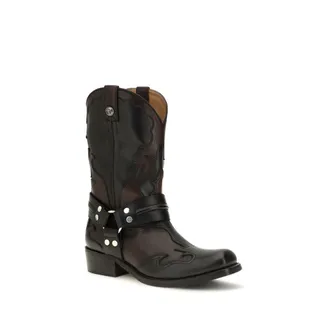 Versace Womens Black Calf Leather Bos Taurus Ankle Boots