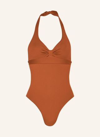 Max Mara Max Mara Beachwear Neckholder-Badeanzug Clelia braun