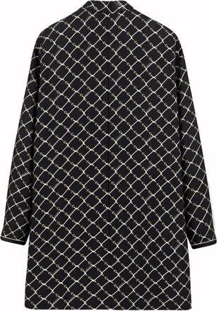 Gucci Silk Twill Printed Dress - Black