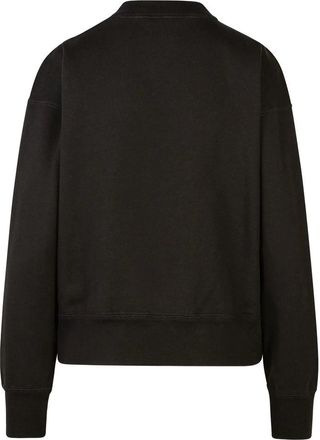 Isabel Marant Flocked Logo Sweatshirt - Black