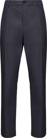 Moncler Moncler Pantalon En Coton M&eacute;lang&eacute; Technique, Homme, Bleu, Taille: 46