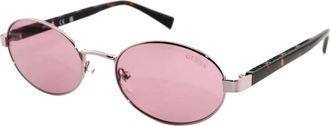 Guess unisex, Accessoires, Violet, Taille: 54 MM Oval Lunettes de soleil