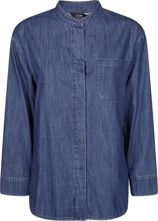 Max Mara Damen, Blusen & Hemden, Blau, 2XSGröße