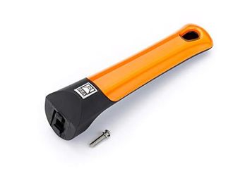 Bra | Effizienter orangefarbener Bratpfannengriff, Aluminium, Grau, 22