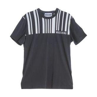 Moschino Heritage Barcode T-shirt - - Tops - Herren - Schwarzk - XL