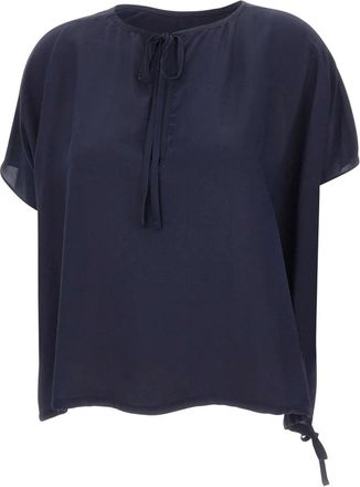 Kaos Kaos, Femme, Blouses et Chemises, Bleu, Taille: 40 FR Icona Blouse