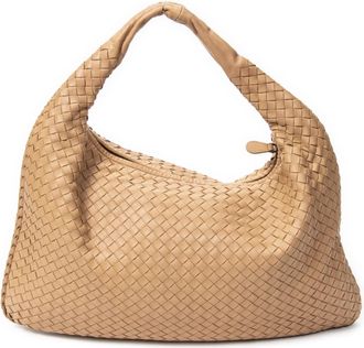 Bottega Veneta Crossbody Bags - Veneta Hobo - Gr. unisize - in Beige - f&uuml;r Damen