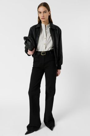 Gerard Darel Chemise ray&eacute;e &agrave; col rond - CALIXTE - Ecru