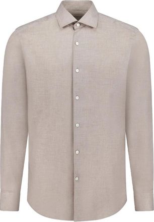 Ermenegildo Zegna Homme, Chemises, Beige, Taille: M Chemise habill&eacute;e &agrave; manches longues