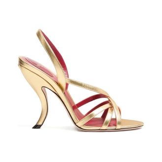 Valentino Garavani VLogo Signature Sandal - - Shoes - Damen - Gelb - 37 1/2 EU