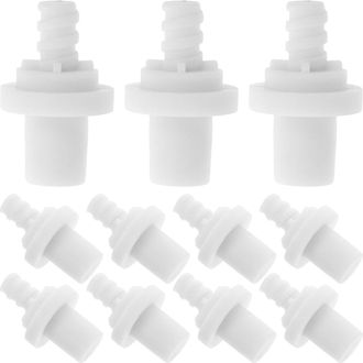 FOMIYES B&uuml;rstenkopf Toilette 20 St&uuml;ck Zubeh&ouml;r mit Selbstverriegelndem Spiralverbinder Ersatzk&ouml;pfe f&uuml;r Wc B&uuml;rsten Robustes PP Material f&uuml;r Bad und Wc