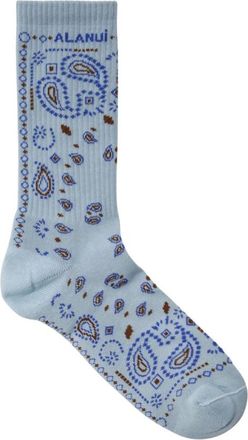 Alanui Bandana Socken - - Underwear - unisex - Blau - ONE SIZE