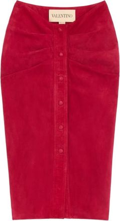 Valentino Suede Skirt