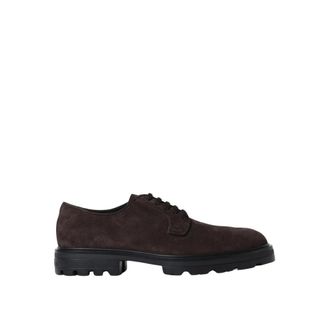 Hogan Homme, Chaussures, Brun, Taille: 41 EU Chaussures Derby en Daim &agrave; Semelle &Eacute;paisse