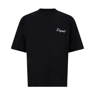 Dsquared2 Logo T-Shirt - - Tops - Herren - Schwarzk - L