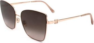 Jimmy Choo London Lunettes de Soleil VELLA/S PY3 COPPER GOLD NUDE 59/16/145 Femme