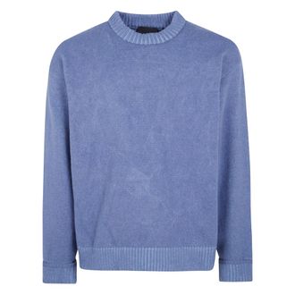Rains Homme, Pulls, Bleu, Taille: L Pulls &agrave; col rond
