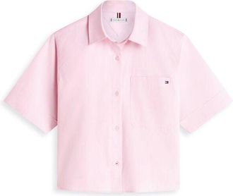 Tommy Hilfiger Damen Bluse aus Bio-Baumwolle