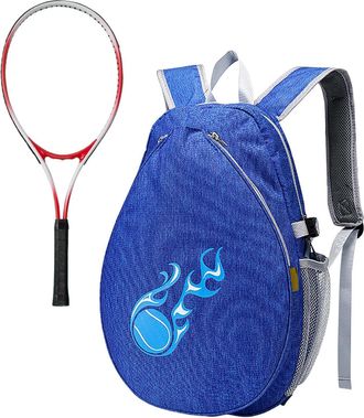 Generic Kinder Tennis Rucksack Sportschl&auml;ger Atmungsaktiver Badmintonrucksack mit Schuhfach Outdoor Schl&auml;gerrucksack f&uuml;r M&auml;dchen Junge Spieler Sport