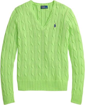 Polo Ralph Lauren Pull Col Rond - Vert