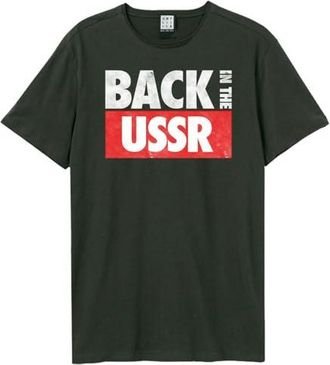 Amplified T-shirt BACK IN THE USSR - Adulte (L) (Charbon)
