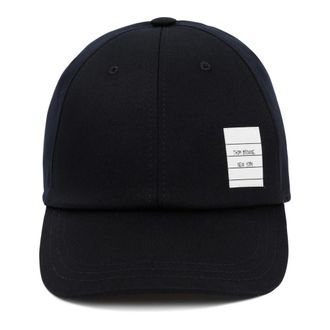 Thom Browne Homme, Accessoires, Bleu, Taille: S Casquette de baseball marine