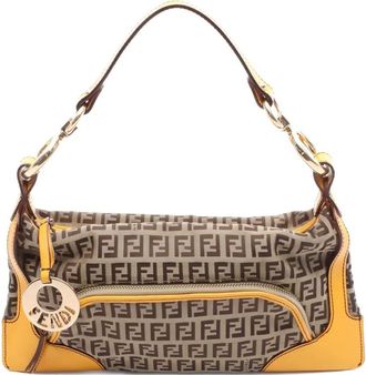 Fendi 2010 Chef Pocket Zucchino Schultertasche - Braun