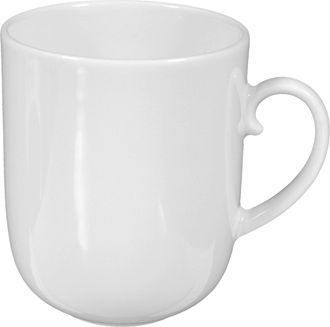 SELTMANN WEIDEN Becher mit Henkel 0,25 l 6 Stück Rondo weiss uni 7 von Seltmann Weiden