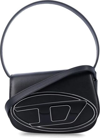 Diesel Hobo Bags - 1Dr Leather Shoulder Bag - Gr. unisize - in Schwarz - f&uuml;r Damen