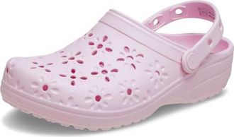Crocs Classic Floral Cut-Out Clog 41-42 EU Pink Milk