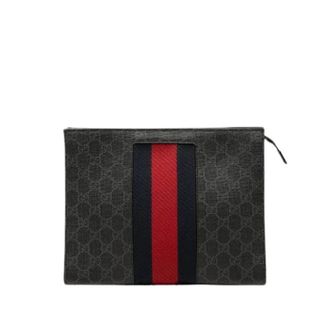 Gucci Pre-owned Pochette en toile - Femme - Pre-owned - Noir - Taille: ONE Size
