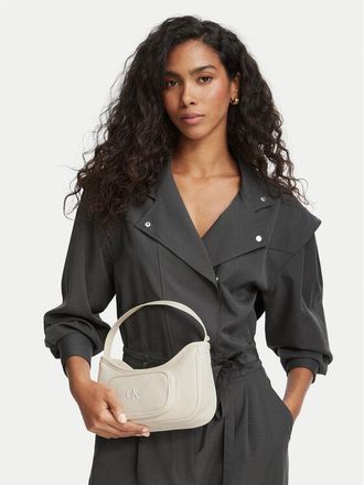 Calvin Klein Jeans Handtasche Ck Shoulder Bag IU0IU00757 Creme