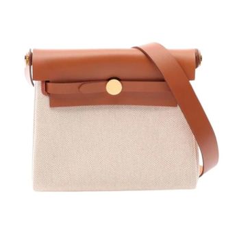 Herm&egrave;s Pre-owned Vintage Toile H Schultertasche - - Pre-owned - Damen - Beige - ONE SIZE