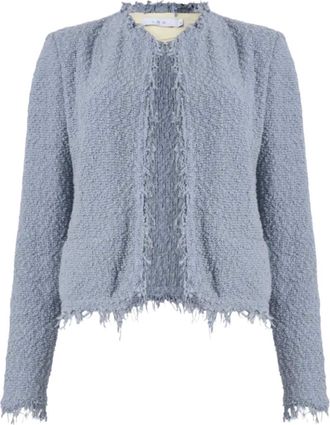 Iro Iro, Femme, Vestes, Bleu, Taille: 40 FR Veste Shavani