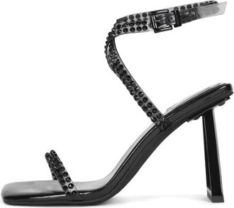 Jeffrey Campbell Femme, Chaussures, Noir, Taille: 36 EU Sandales Plates
