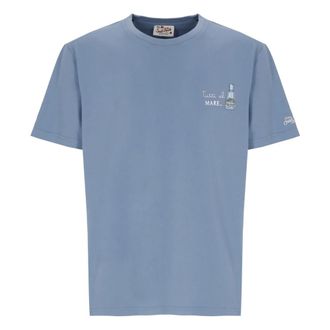 Saint Barth Homme, Tops, Bleu, Taille: S Portofino T-shirt
