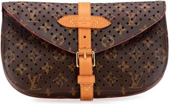 Louis Vuitton Clutches - Monogram Flore Saumur Clutch - Gr. unisize - in Braun - f&uuml;r Damen