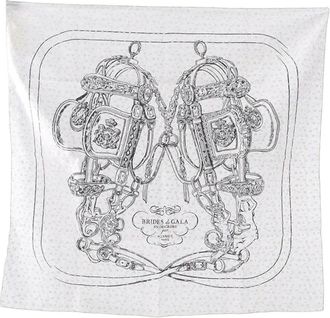 Herm&egrave;s 2000-2025 Brides de Gala Broderie Anglaise Silk Scarf 70 scarves - Wei&szlig;